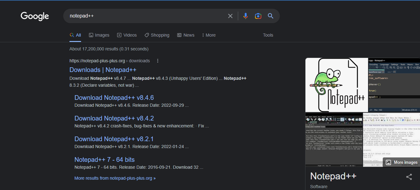 Install Notepad++ – OneStudent