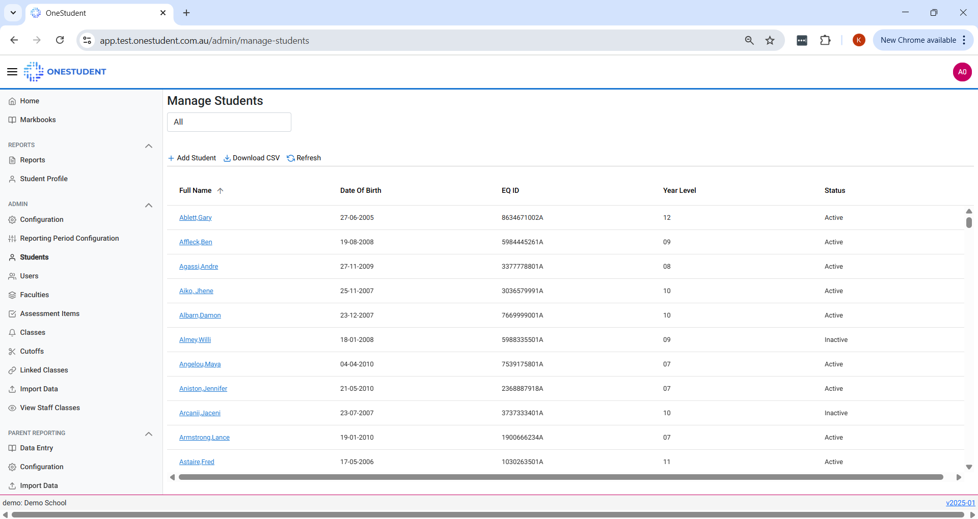 Students – OneStudent